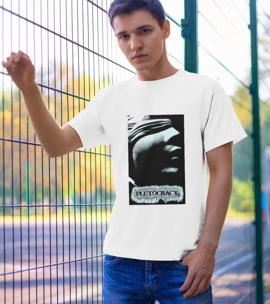 Plutocracy Anarchist Anti Capitalist Political Protest Blindfolded Justice T-Shirt