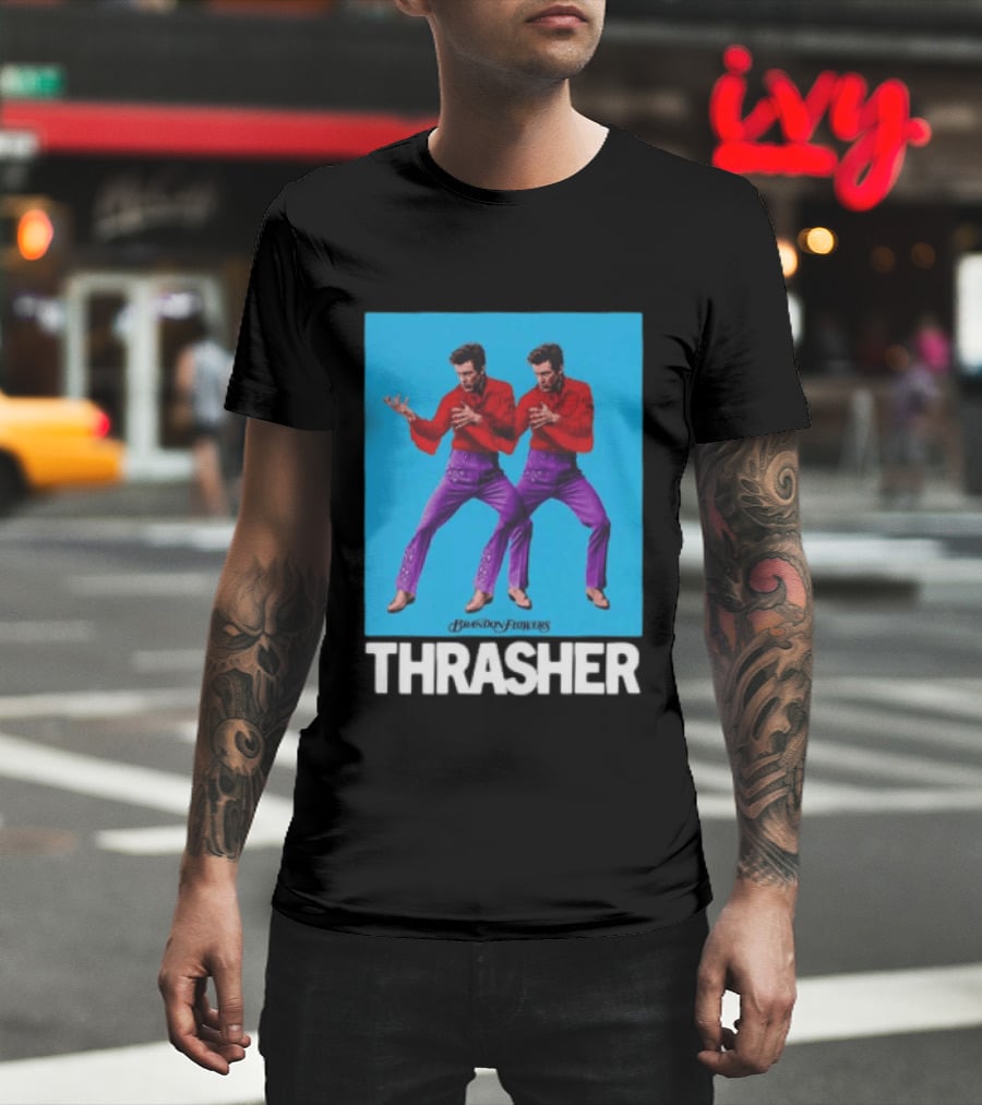 Brandon Flowers 2026 Thrasher Tour Double Vision T-Shirt