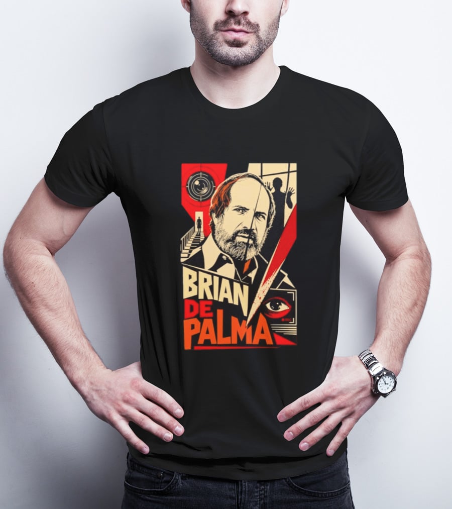 Brian De Palma The Camera Never Tells The Whole Truth Retro Film Noir T-Shirt