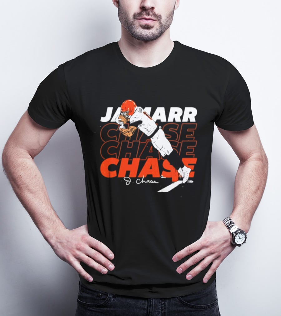 Ja'Marr Chase Cincinnati Bengals Football Player Chase J. Chase T-Shirt