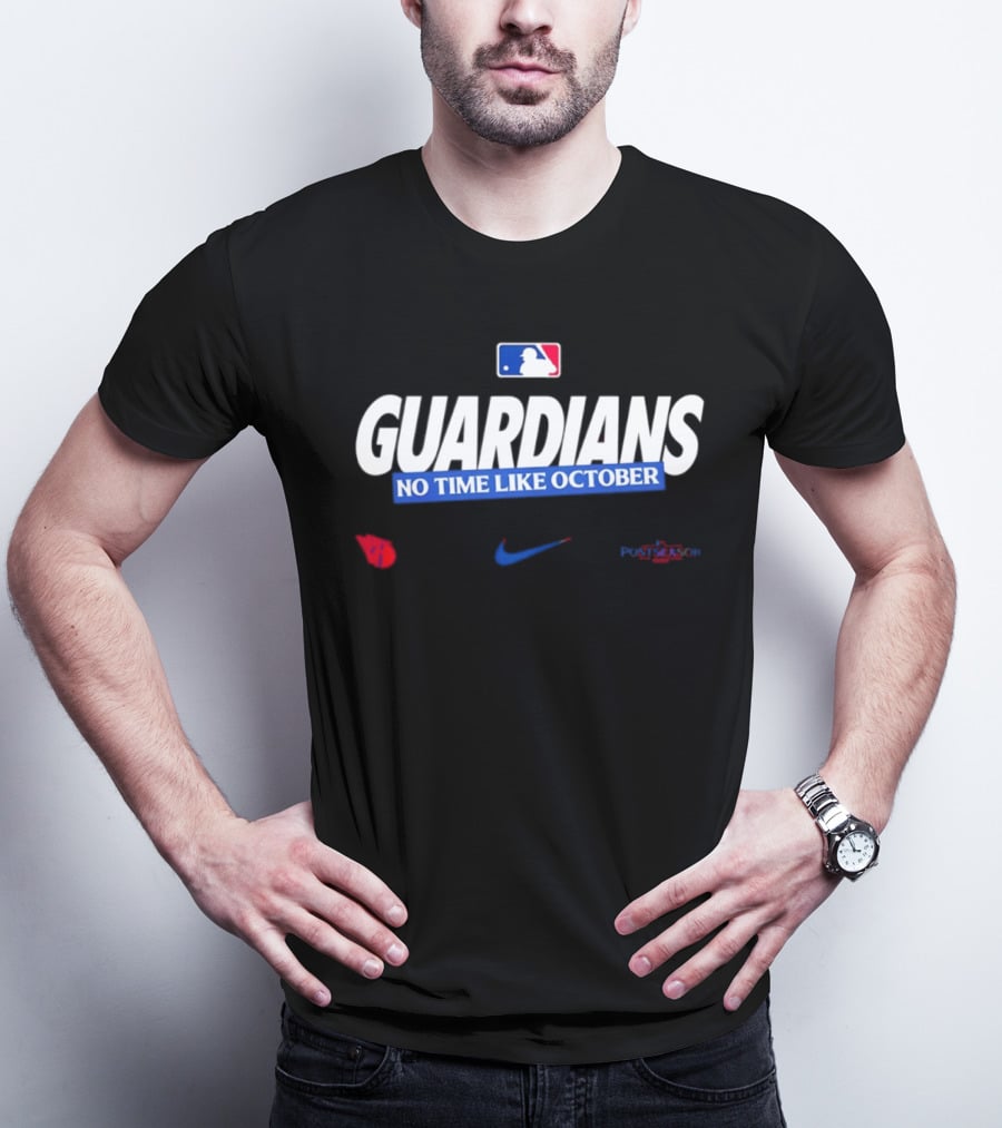 Guardians No Time Like October 2026 MLB Postseason Nike T-Shirt