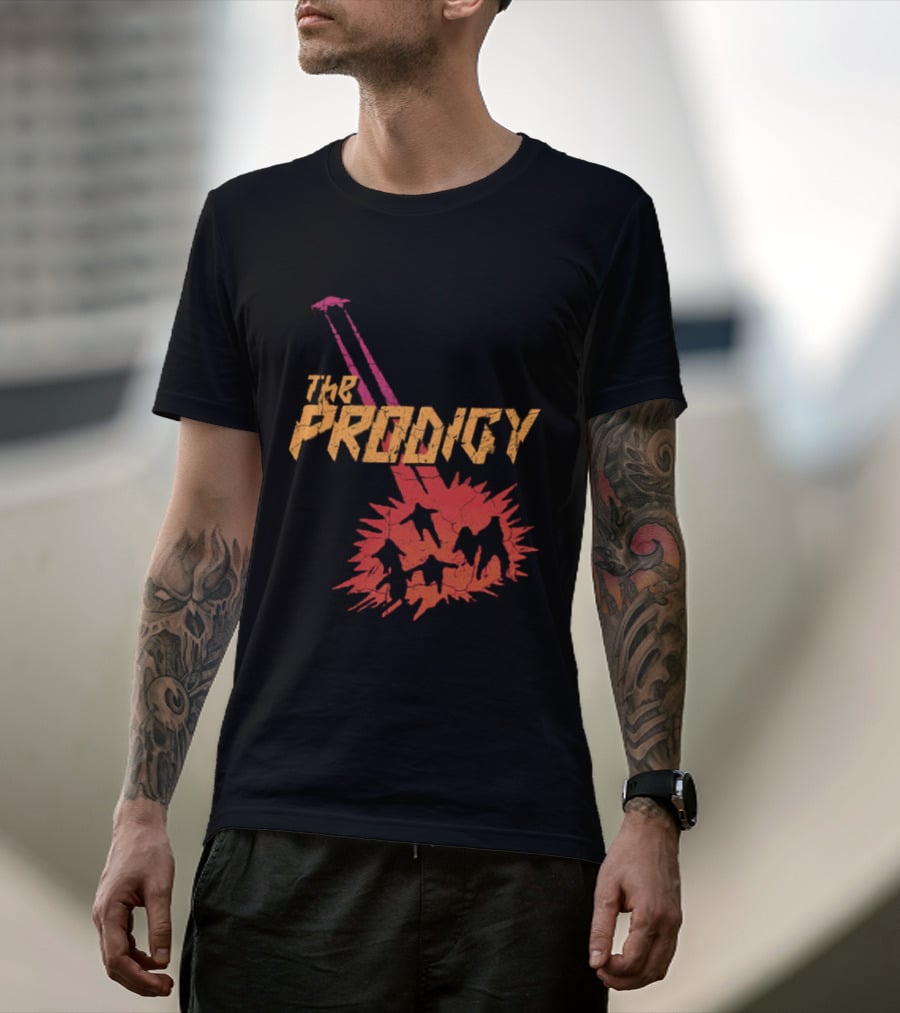 The Prodigy 2026 Tour Invaders UFO Explosion T-Shirt