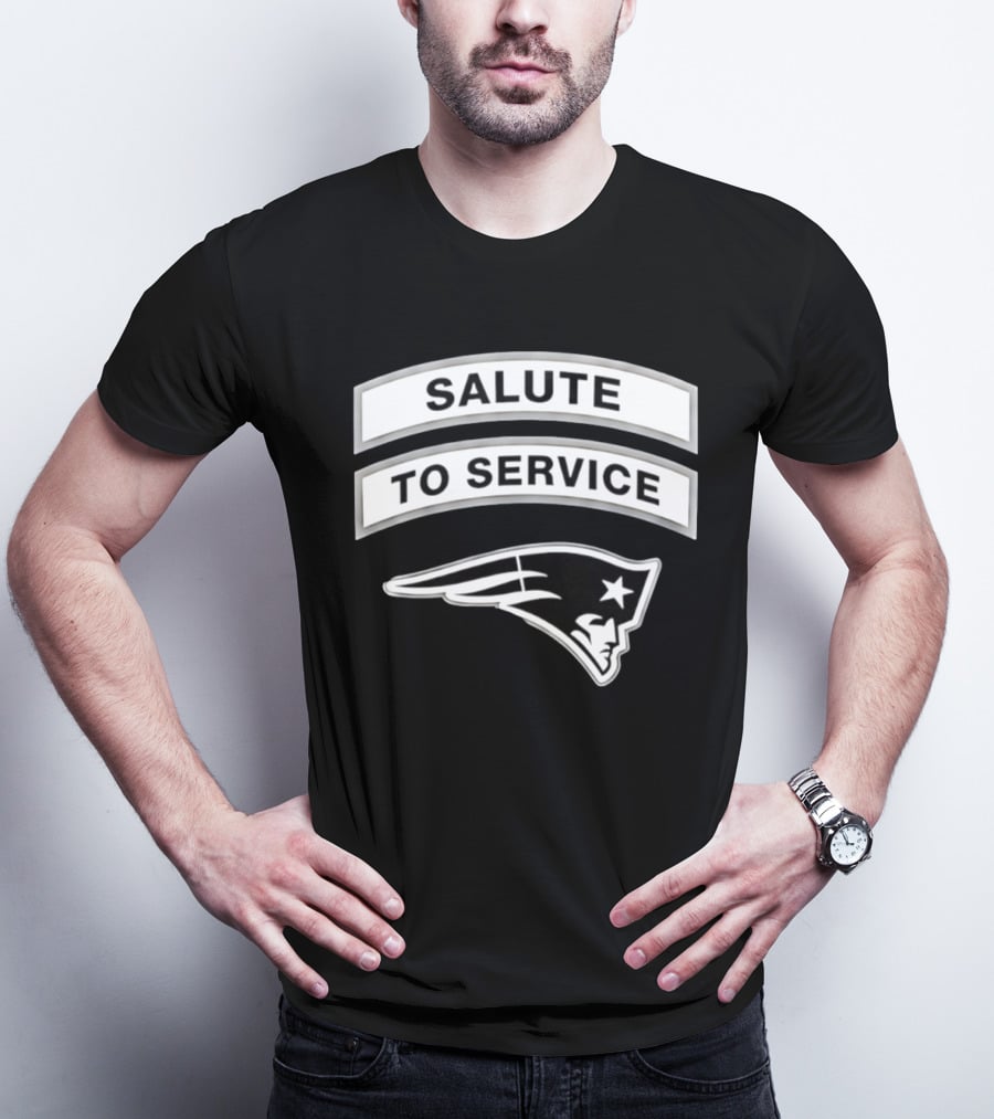 New England Patriots Salute To Service 2026 Patriots Team T-Shirt