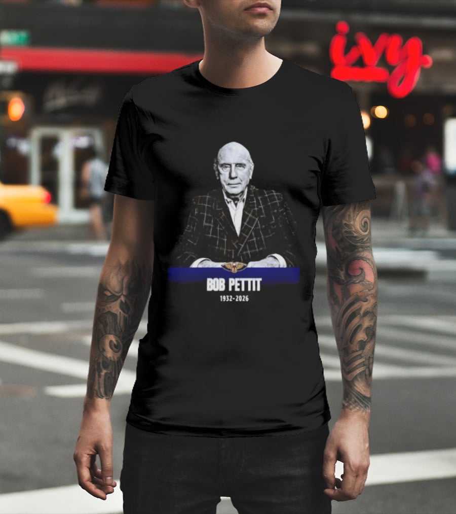 Bob Pettit 1932 2026 Pelicans T-Shirt