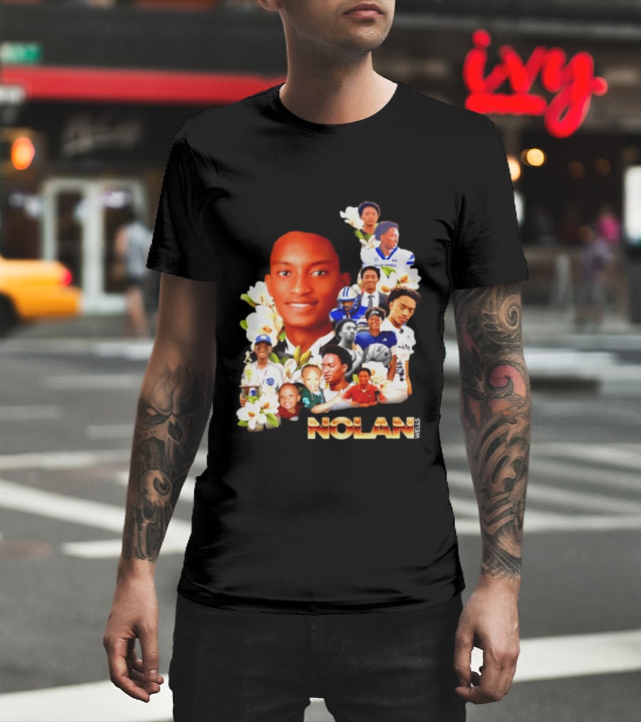 Justice For Nolan Wells 2026 Memorial Collage T-Shirt