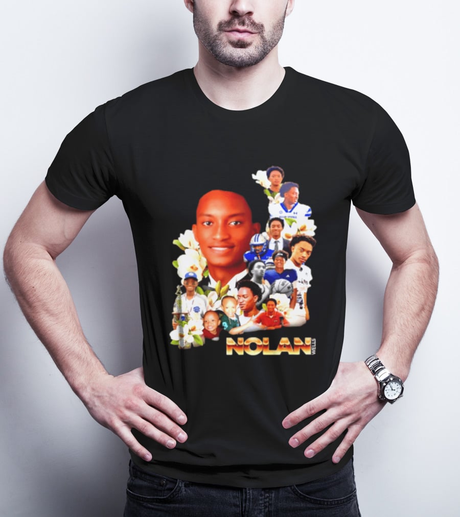 Justice For Nolan Wells 2026 Memorial Collage T-Shirt