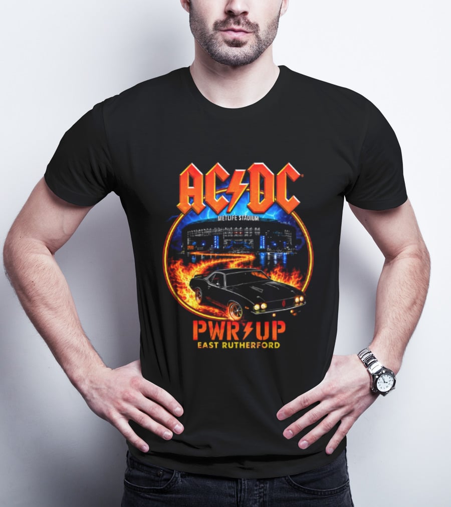ACDC PWR UP Metlife Stadium East Rutherford 2026 Event September 25 T-Shirt