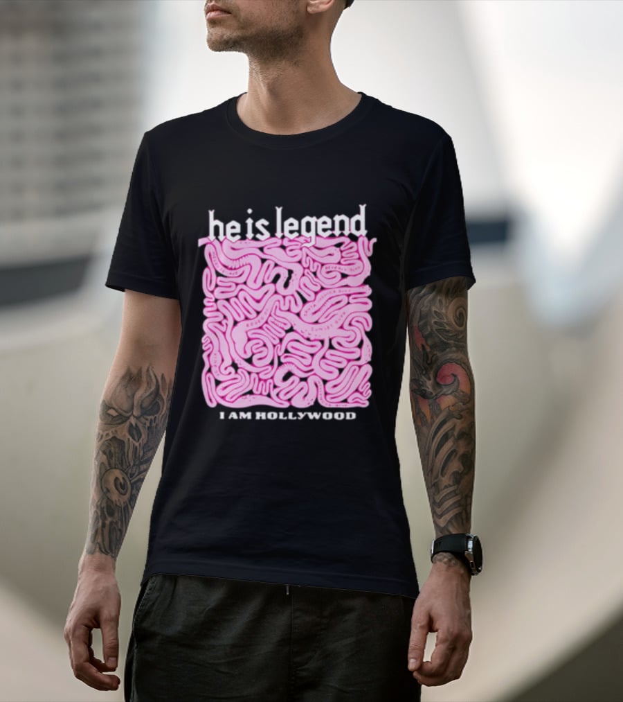 He Is Legend I Am Hollywood Los Angeles Streets Sunset Vine Melrose T-Shirt