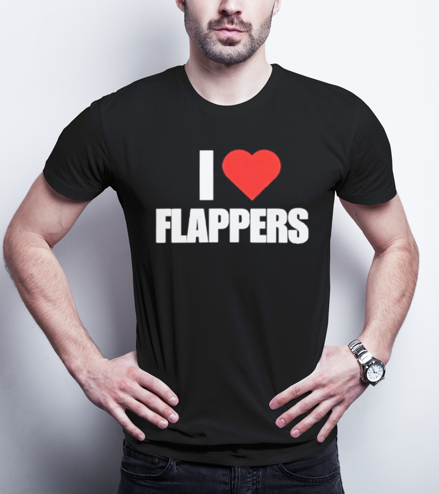 I Heart Flappers Retro Style Nostalgia Fan Favorite T-Shirt