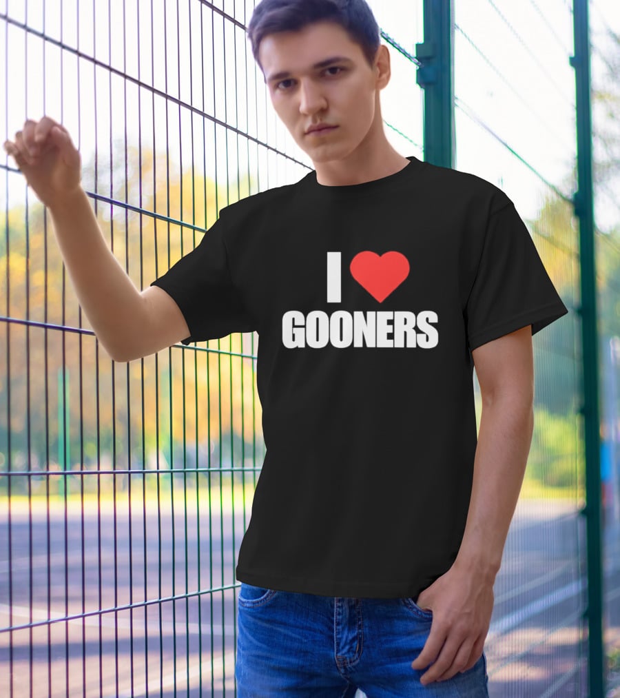 I Love Gooners Arsenal Fan Supporter T-Shirt