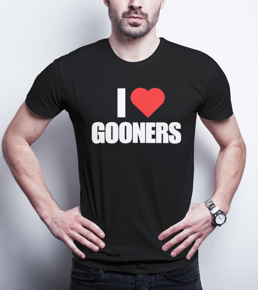 I Love Gooners Arsenal Fan Supporter T-Shirt