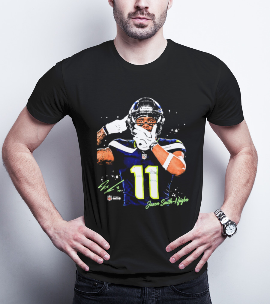Seattle Seahawks Jaxon Smith Njigba Number 11 T-Shirt