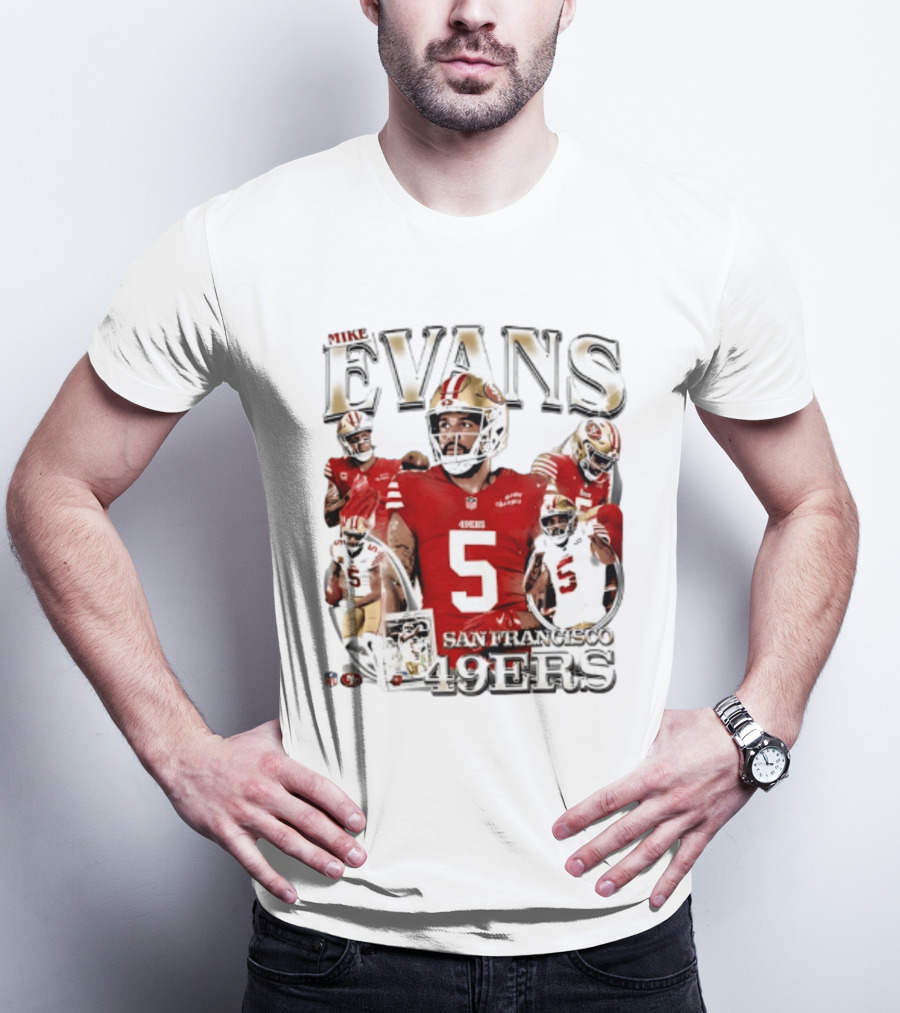 Mike Evans 49ers Player Collage San Francisco 2026 T-Shirt