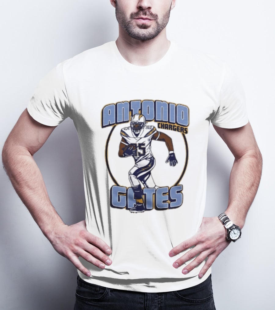 Antonio Gates Chargers Football Player T-Shirt