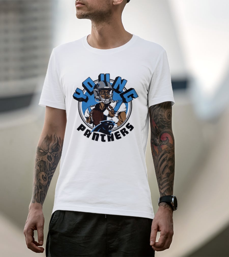 Bryce Young Carolina Panthers Football Star Quarterback T-Shirt