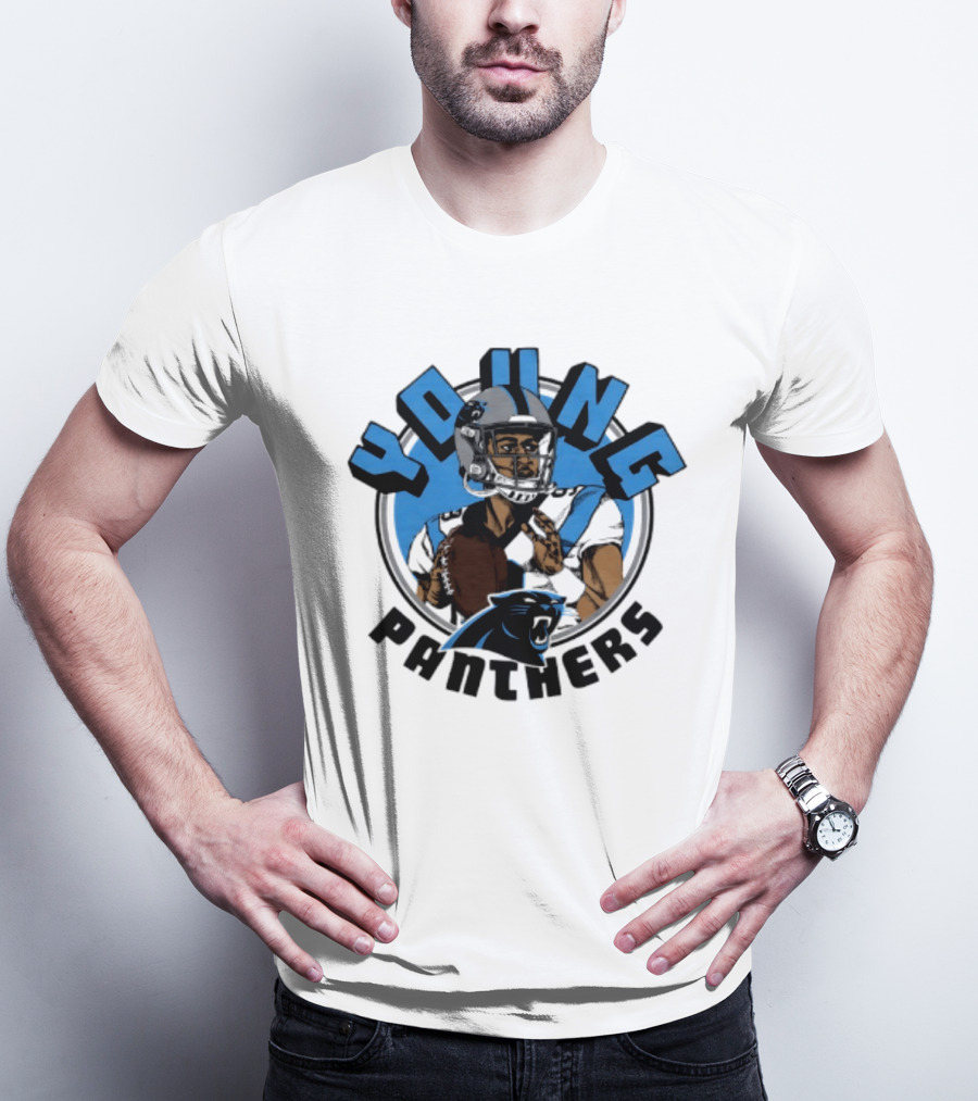 Bryce Young Carolina Panthers Football Star Quarterback T-Shirt