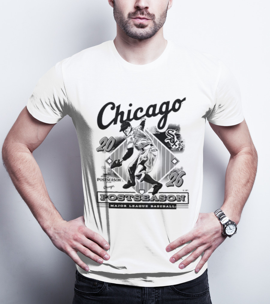 Chicago White Sox 2026 Postseason Baseball Diamond T-Shirt