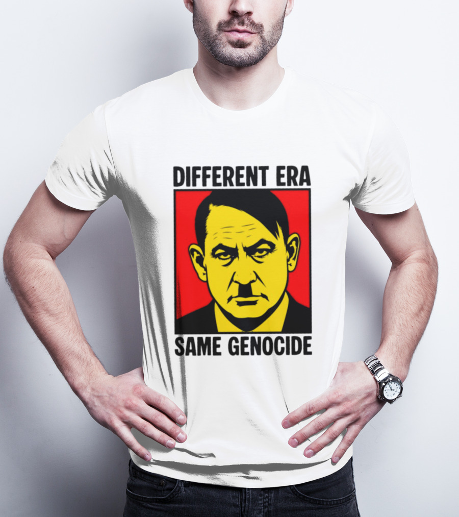 Different Era Same Genocide Protest Activism Iconic Political Commentary T-Shirt