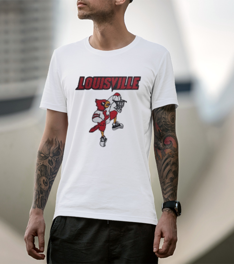 Louisville Cardinals Basketball 2026 White Jersey T-Shirt