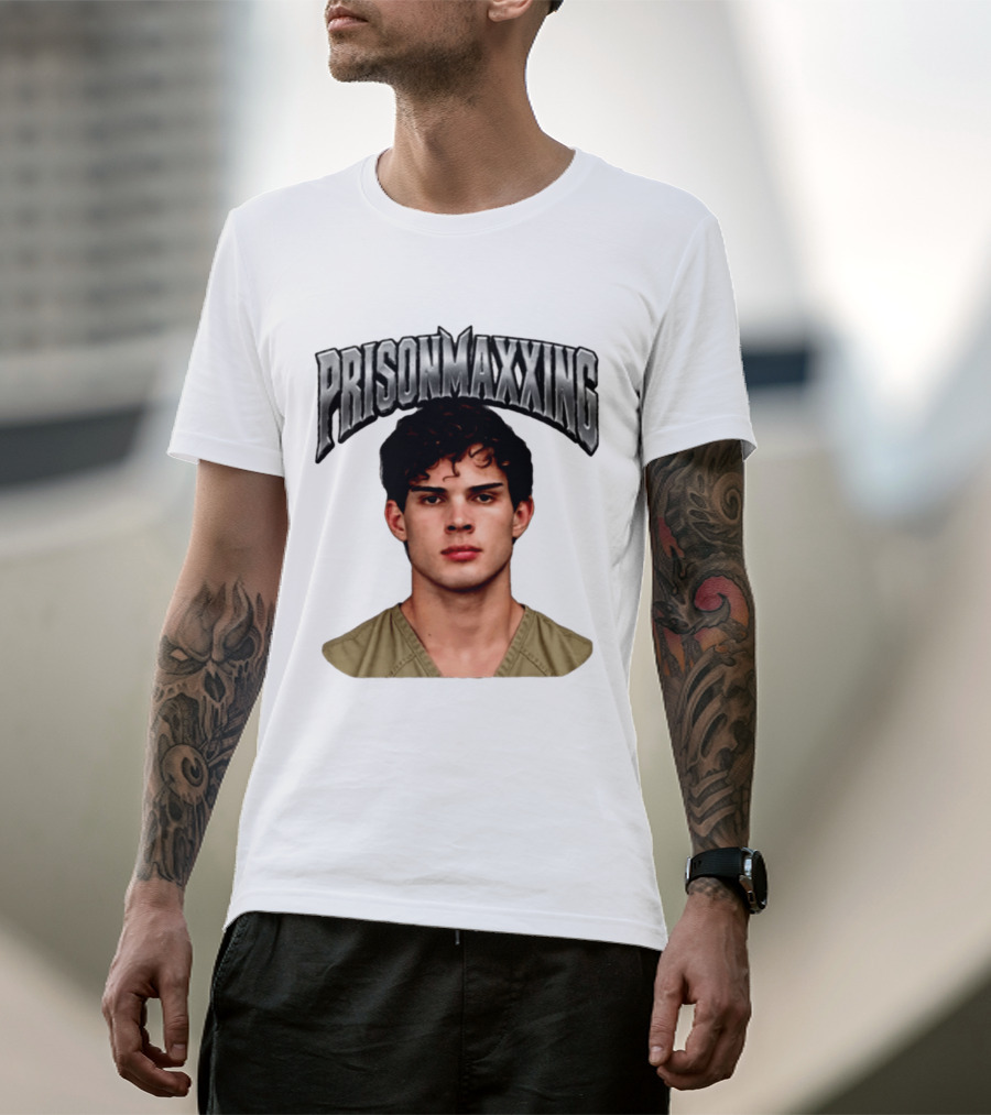 Prisonmaxxing Internet Meme Shot Concept T-Shirt