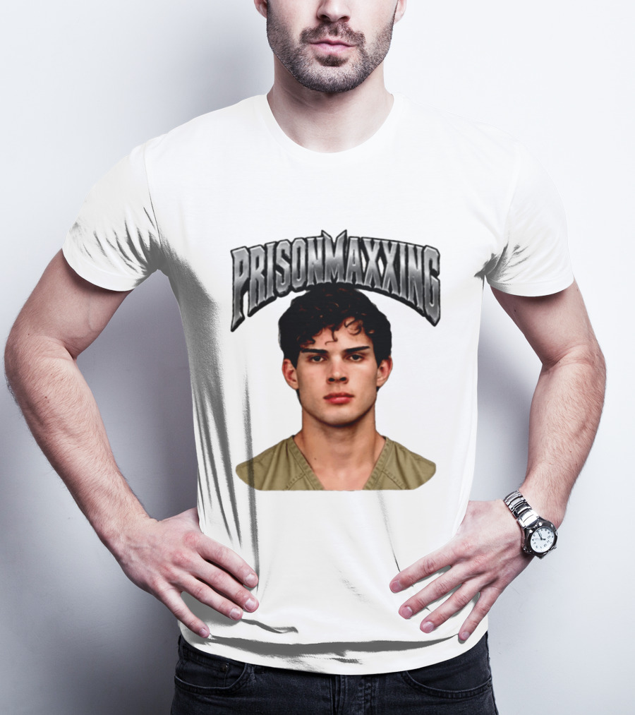 Prisonmaxxing Internet Meme Shot Concept T-Shirt