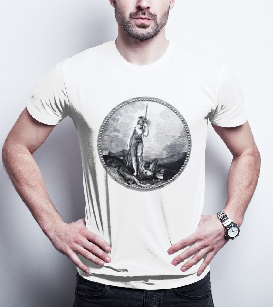 Sic Semper Tyrannis Roman Goddess Victory Seal T-Shirt