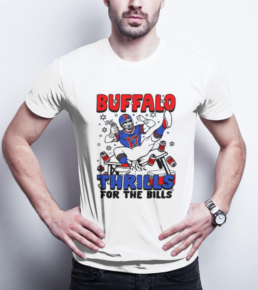 Buffalo Thrills For The Bills Football Celebration T-Shirt