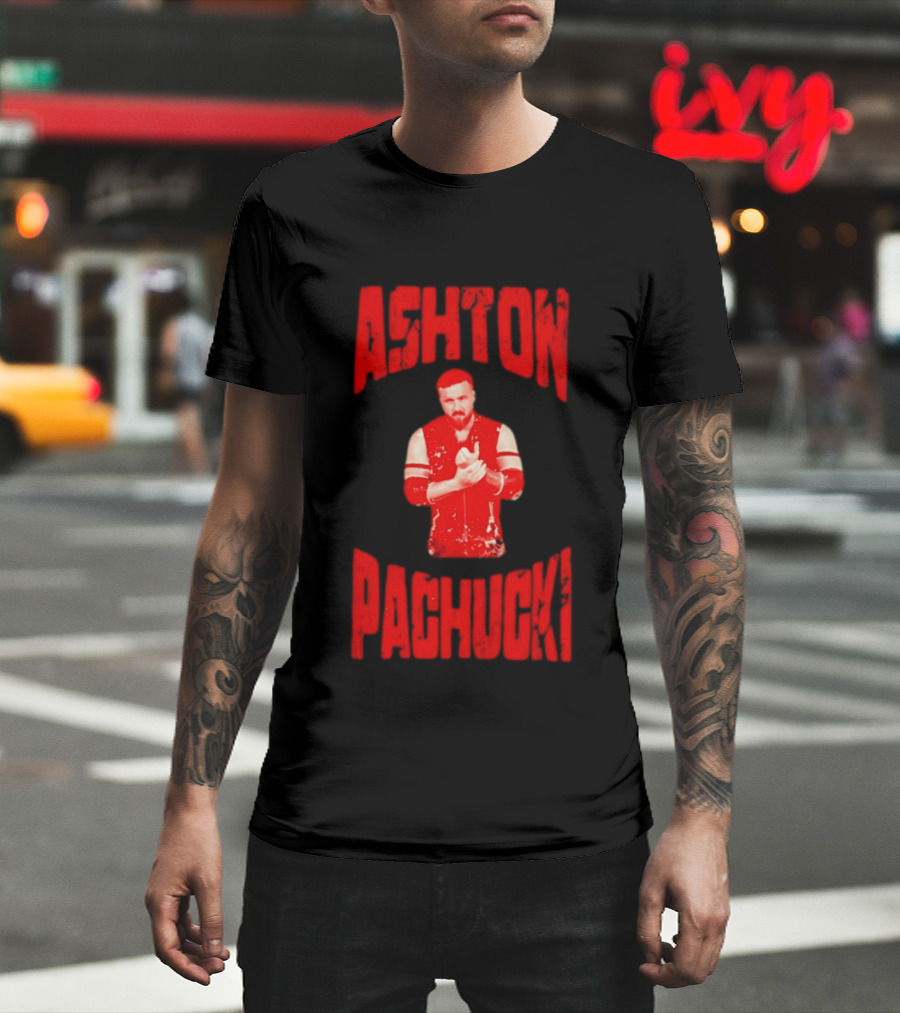Ashton Pachucki Red Vest Visual Portrait Ashton Pachucki T-Shirt