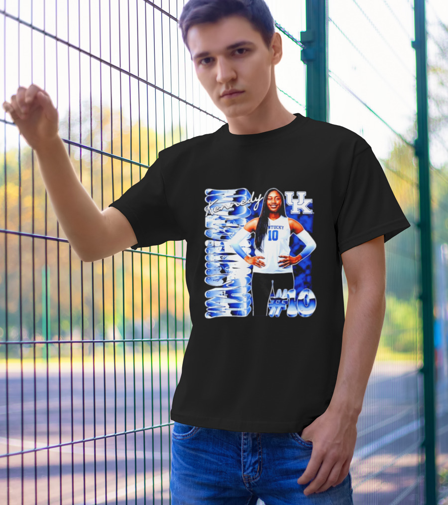 Kennedy #10 Kentucky Wildcats NCAA Volleyball T-Shirt