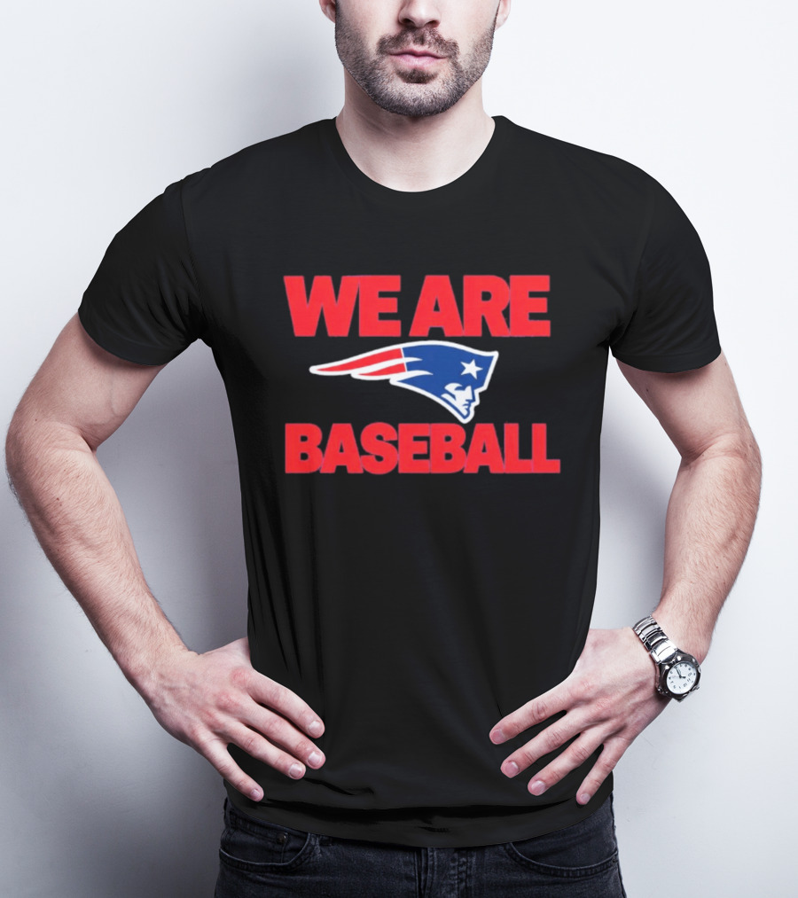 We Are Baseball Patriotic Sports Fusion T-Shirt
