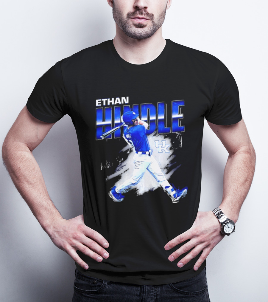 Ethan Hindle Kentucky Wildcats NCAA Baseball Player UK T-Shirt