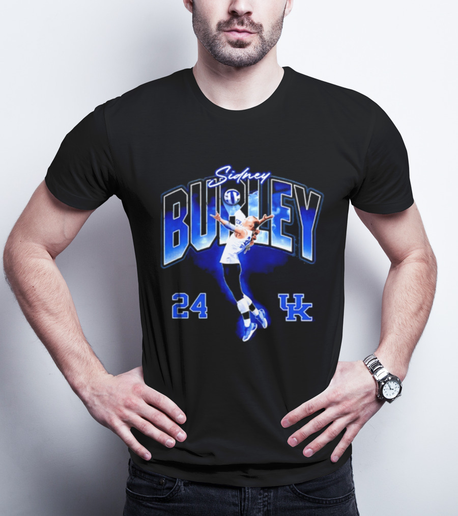 Sidney Burley 24 Kentucky Wildcats NCAA Volleyball T-Shirt