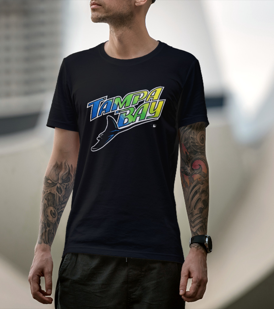 Tampa Bay Rays 2026 Classic Vibrant Logo With Manta Ray Element T-Shirt