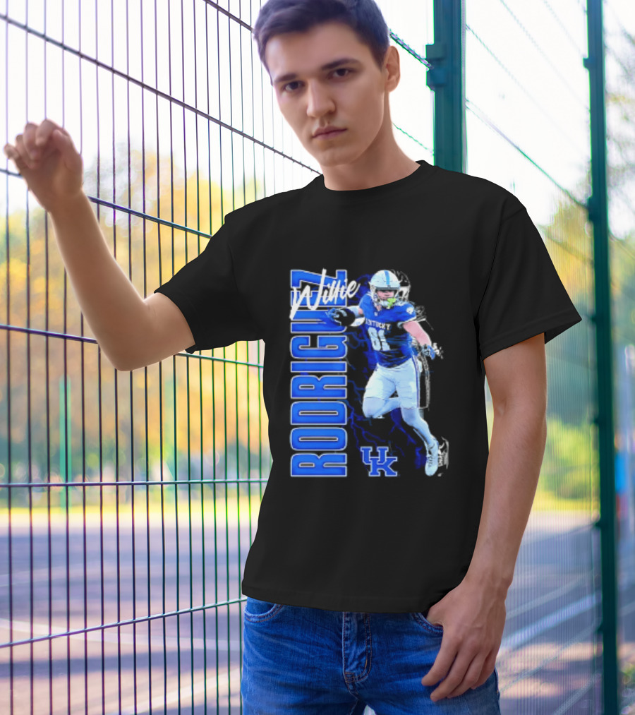 Willie Rodriguez Kentucky Wildcats NCAA Football UK T-Shirt