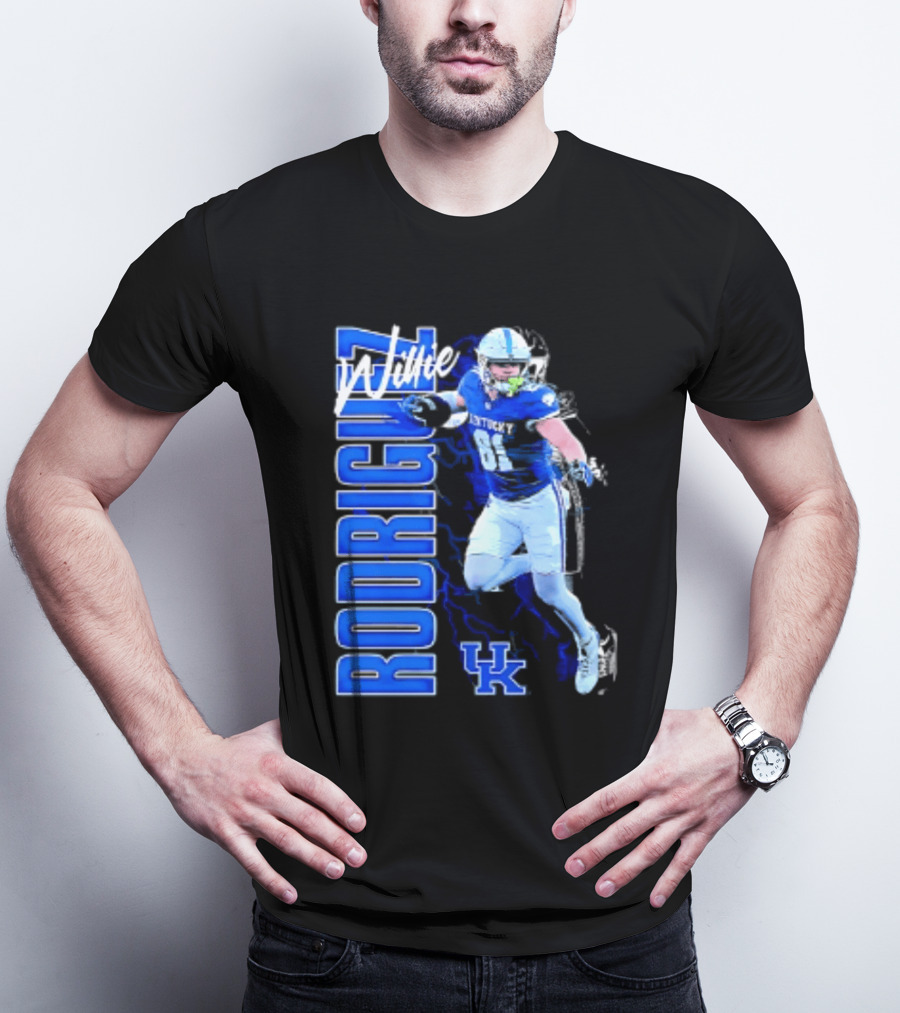 Willie Rodriguez Kentucky Wildcats NCAA Football UK T-Shirt
