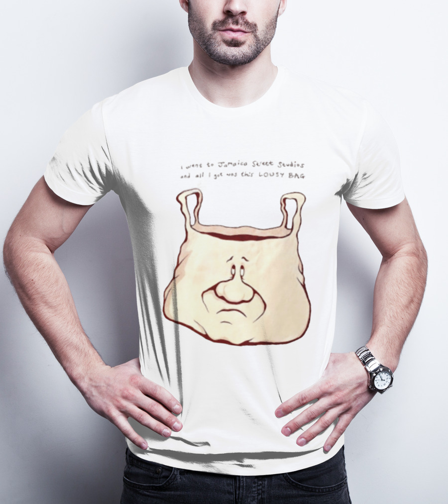 I Went To Jamaica Street Studios And All I Got Was This Lousy Bag Sad Face T-Shirt