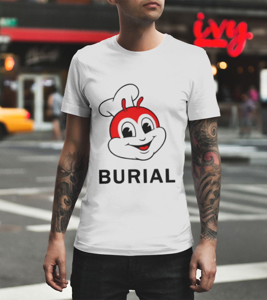 Jollibee Burial Fast Food Electronic Music T-Shirt