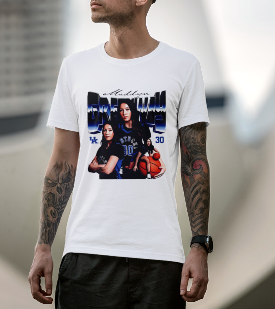 Maddyn Greenway 30 Kentucky Wildcats UK NTU Women's Basketball T-Shirt