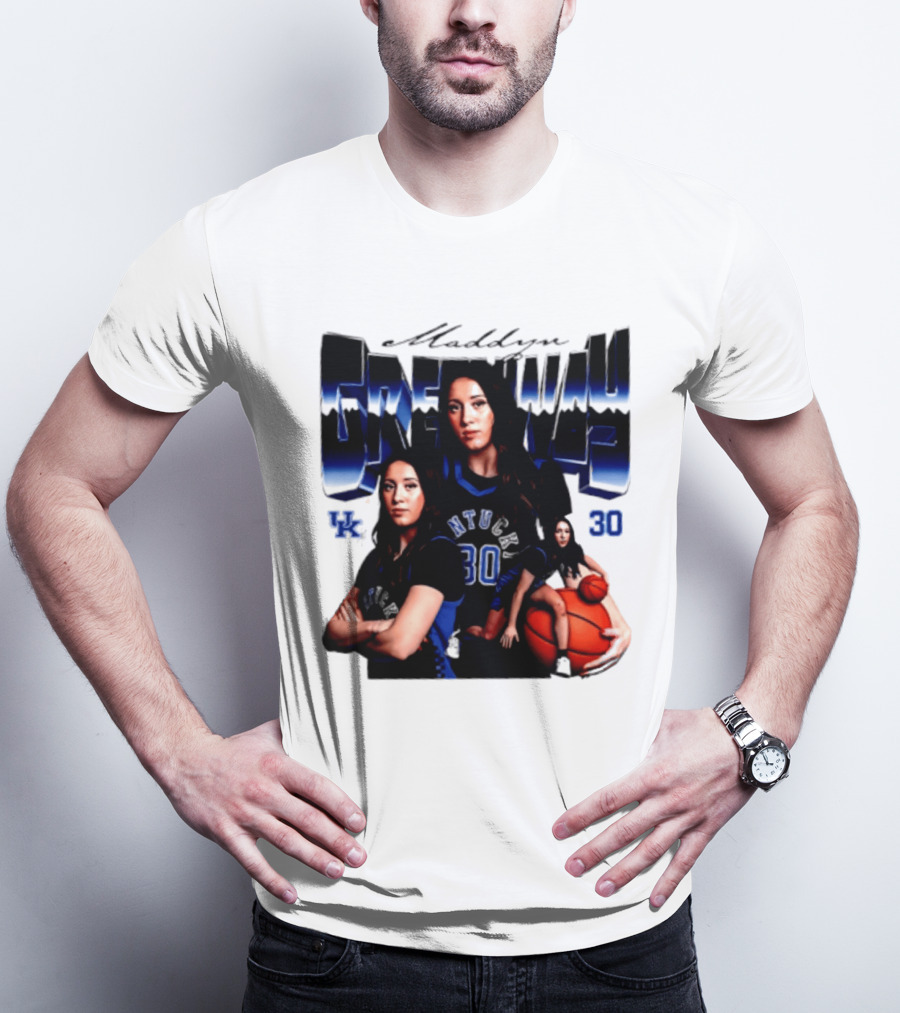 Maddyn Greenway 30 Kentucky Wildcats UK NTU Women's Basketball T-Shirt