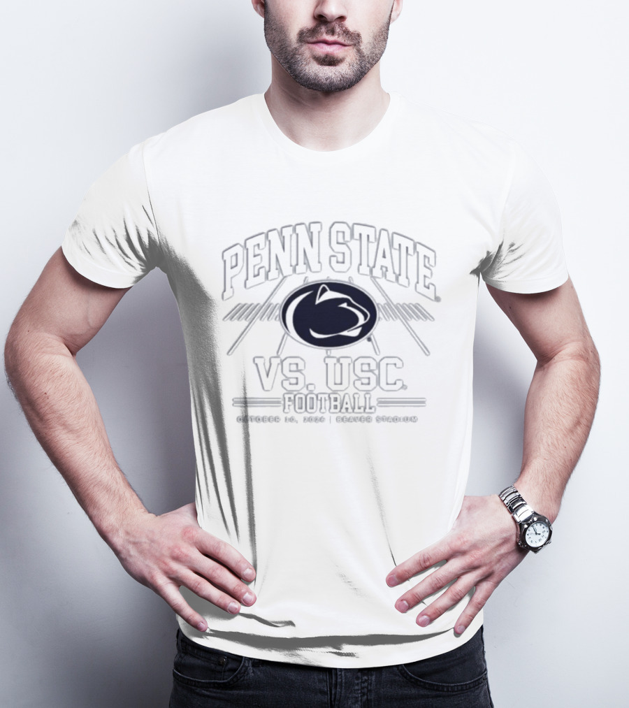 Penn State Nittany Lions Vs USC Trojans Football October 10 2026 Beaver Stadium T-Shirt