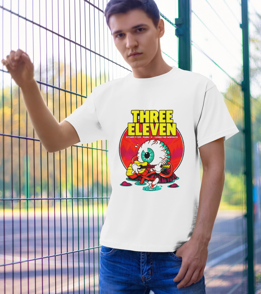 THREE ELEVEN September 25 2026 Roanoke VA Elmwood Park Amphitheater Event T-Shirt