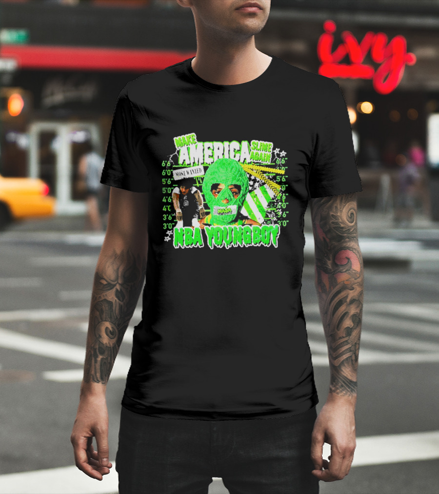 Make America Slime Again NBA Young Boy Tour T-Shirt
