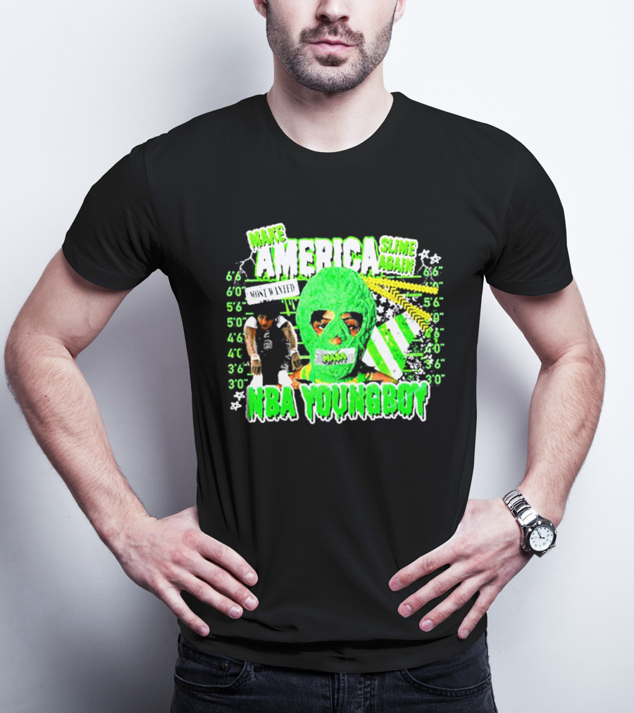 Make America Slime Again NBA Young Boy Tour T-Shirt