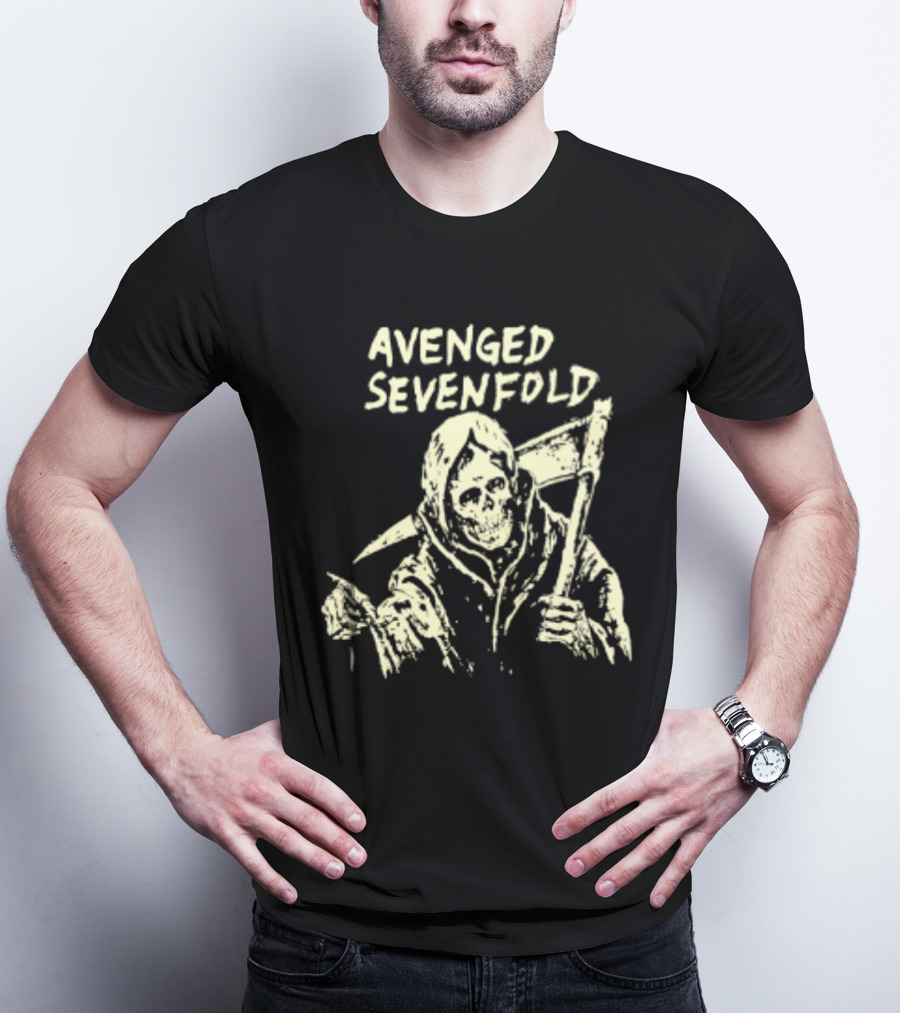 Avenged Sevenfold Grim Reaper Scythe A7X T-Shirt