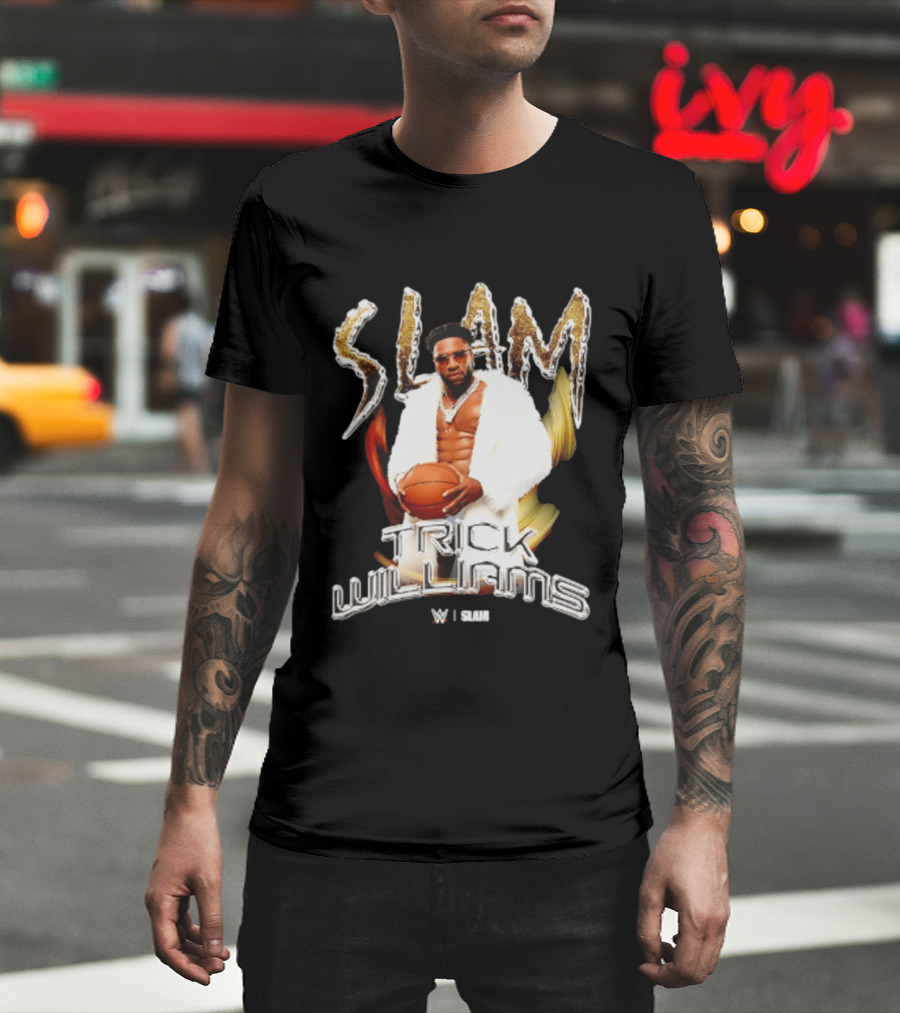 Trick Williams SLAM WWE Basketball Fashion Fusion T-Shirt