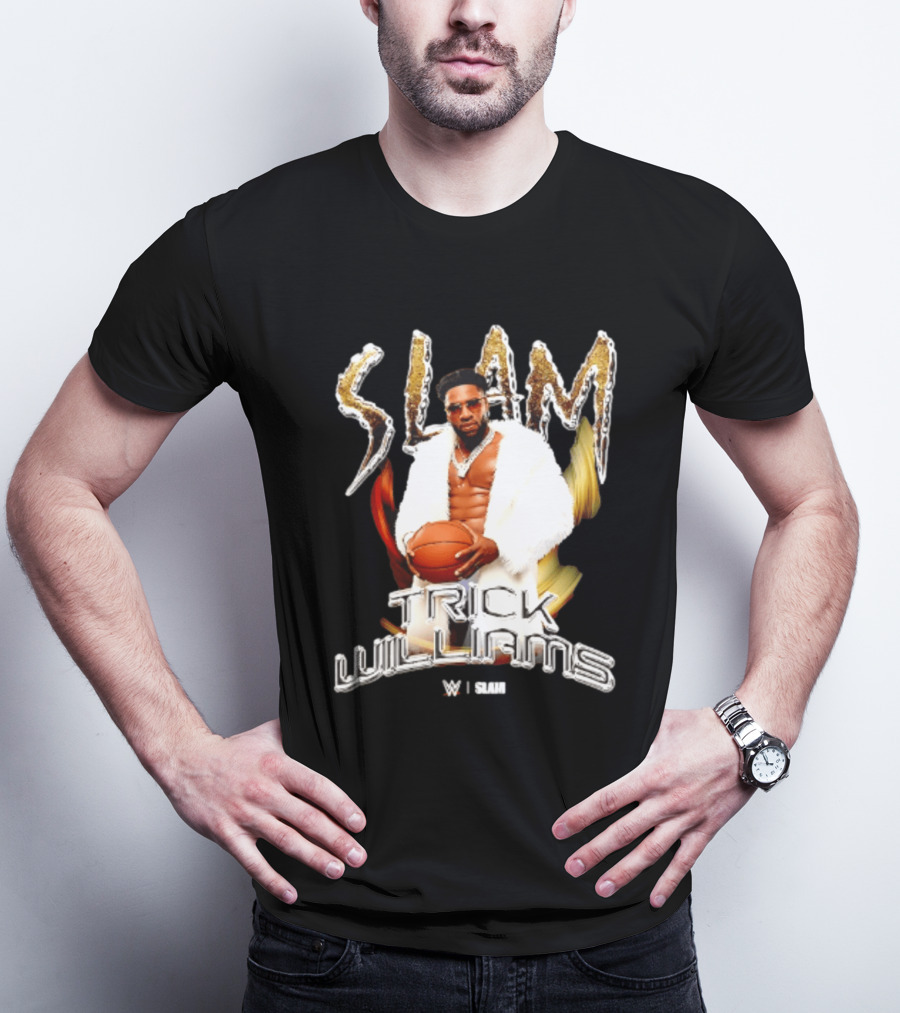 Trick Williams SLAM WWE Basketball Fashion Fusion T-Shirt