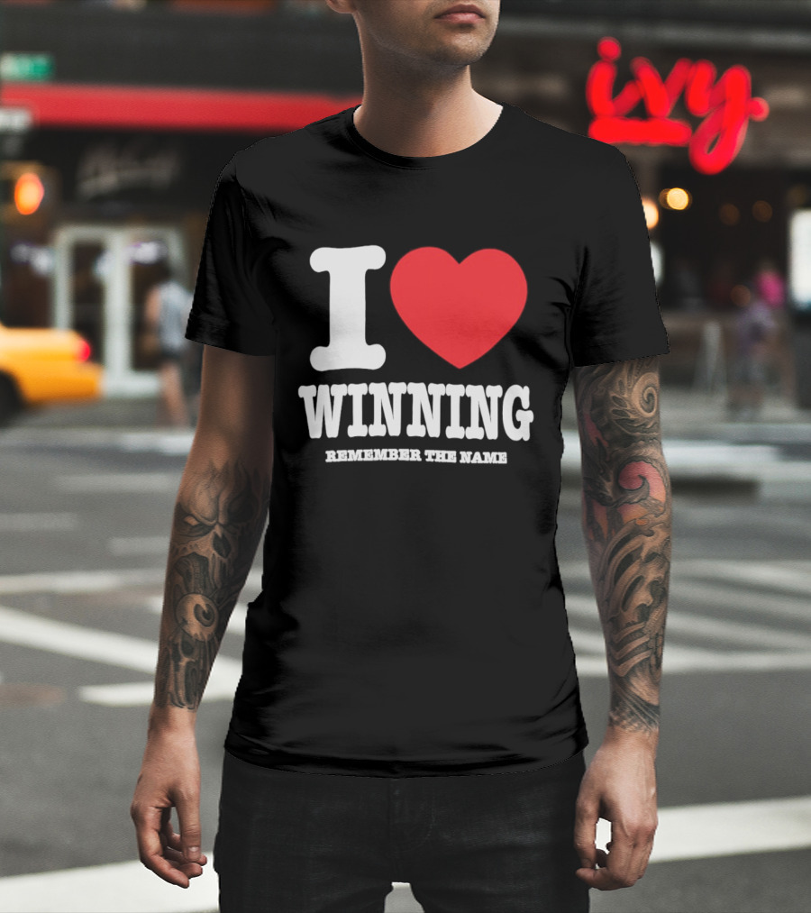 I Love Winning Remember The Name Donovan Ezeiruaku T-Shirt