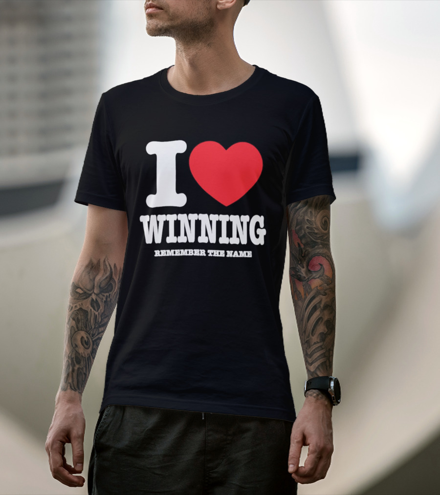 I Love Winning Remember The Name Donovan Ezeiruaku T-Shirt