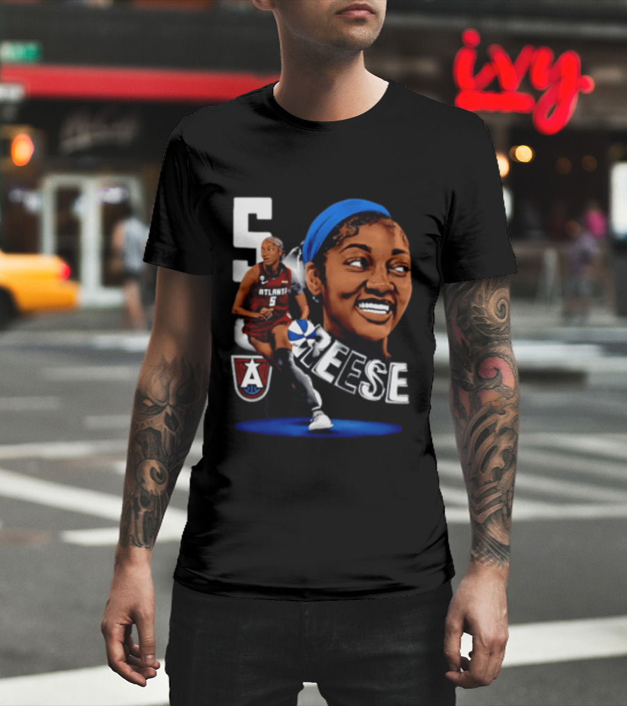Angel Reese 5 Atlanta Dream WNBA Basketball Player Number 5 T-Shirt