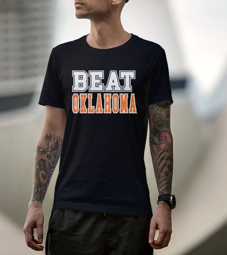 Beat Oklahoma Texas Longhorns NCAA Football Rivalry T-Shirt